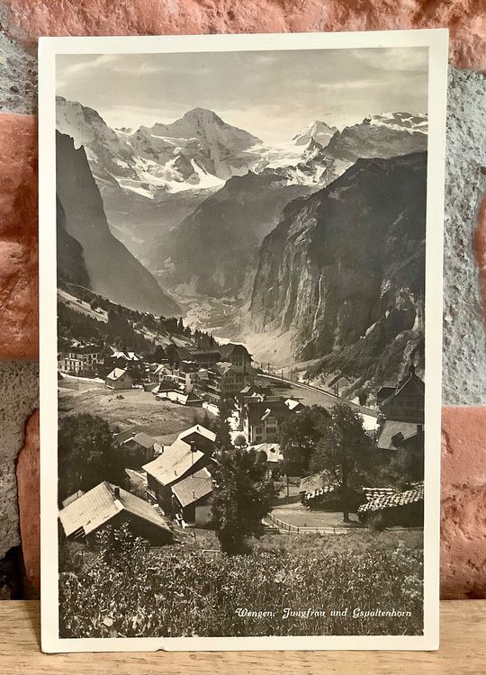 1930 - Alte Foto AK - Wengen & Jungfrau (Gebraucht) in Root für CHF 1 – mit Lieferung auf ...