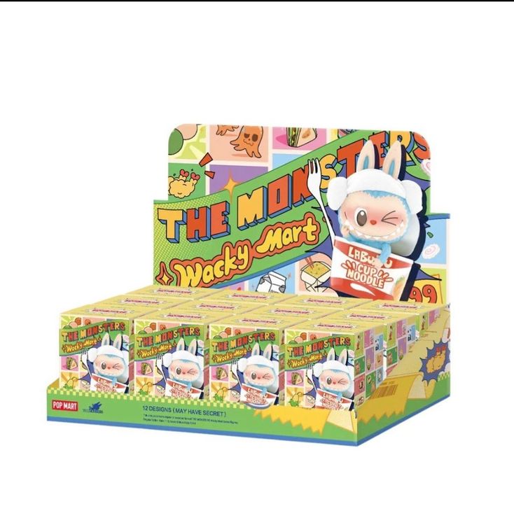Labubu Display - 12pcs Popmart The Monsters Wacky Mart (Neuf avec ...