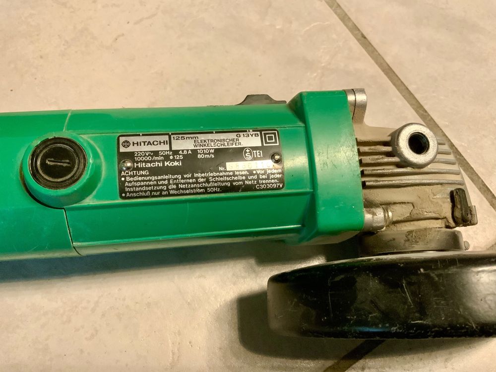 Hitachi G13YB Winkelschleifer (Metabo,Bosch,Hazet,BSG) (Gebraucht) in ...