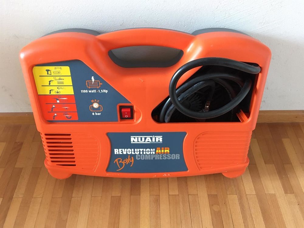 Kompressor tragbar Nuair Revolution Air (Gebraucht) in Mollis für CHF 57 – mit Lieferung auf ...