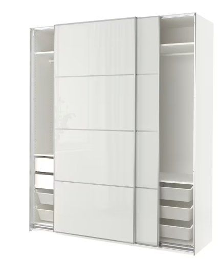 Schrank Weiss Hochglanz Ikea