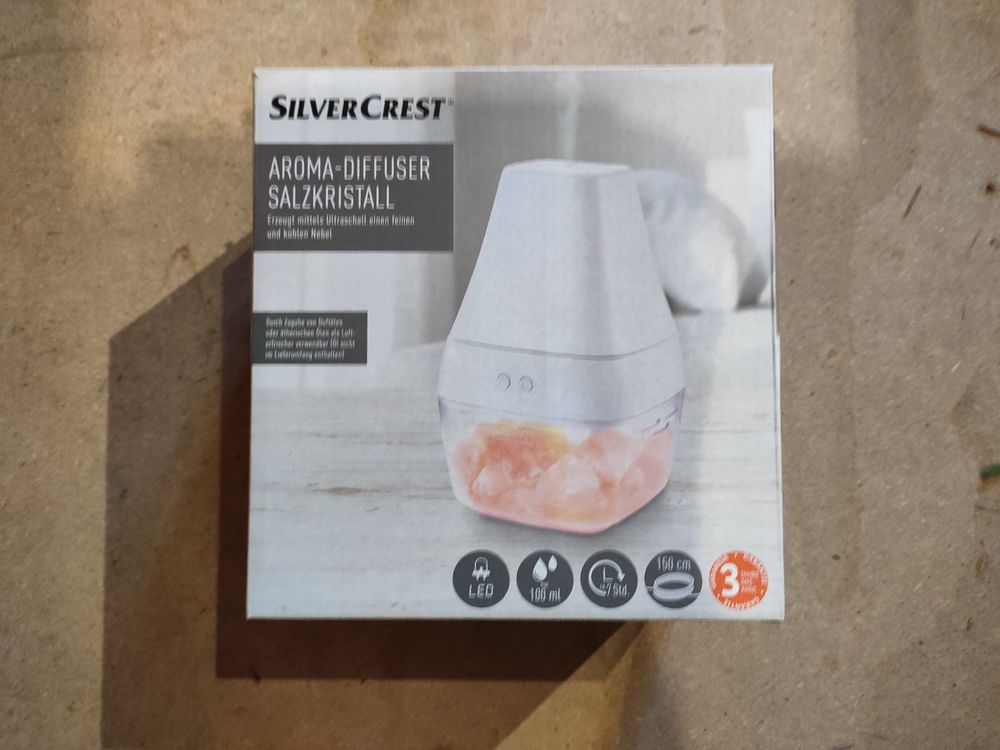 Silvercrest Aroma Diffuser Salzkristall. Neu (Neu und originalverpackt ...