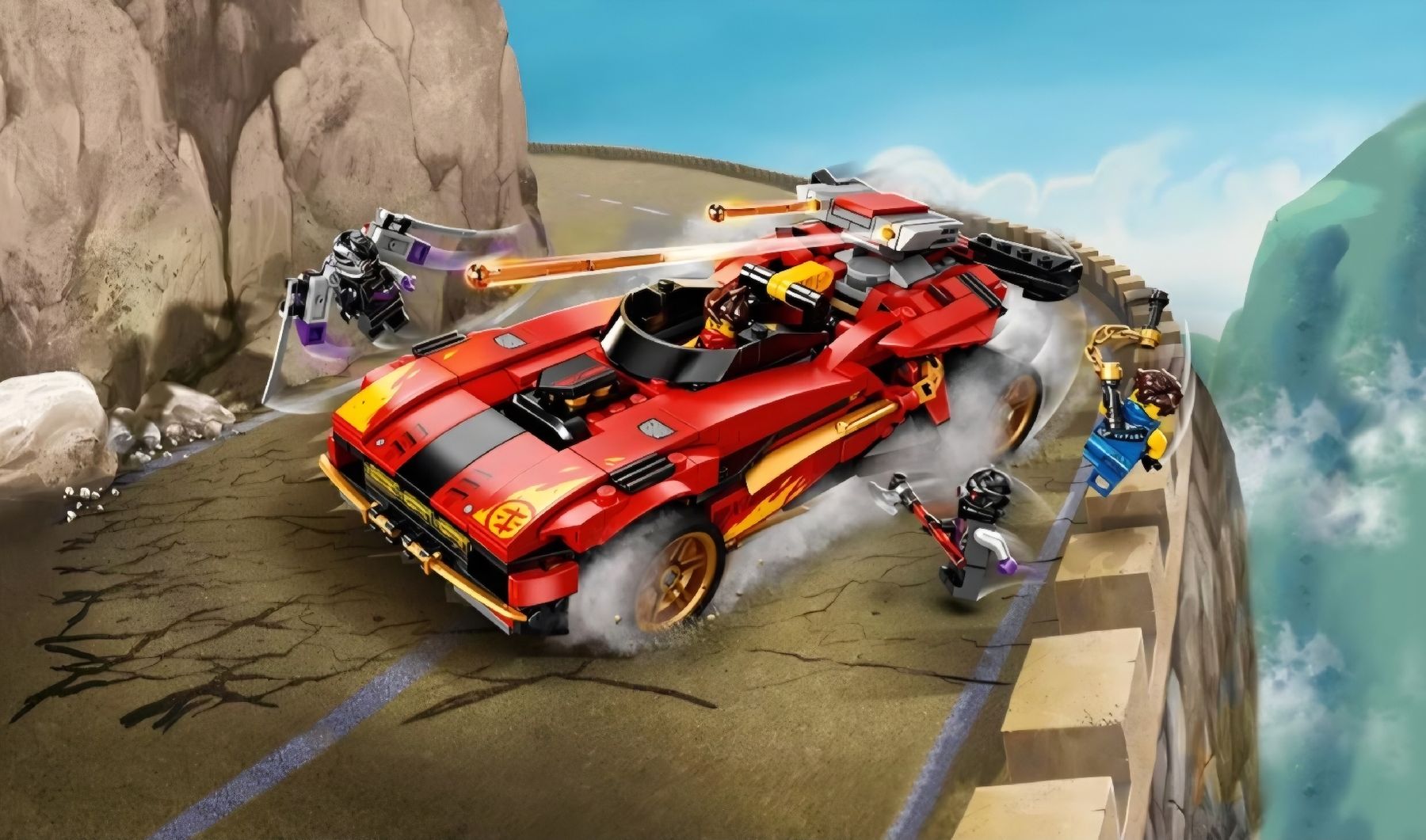 LEGO Ninjago 71737 X-1 Ninja Charger, komplett, Top (Gebraucht) in ...