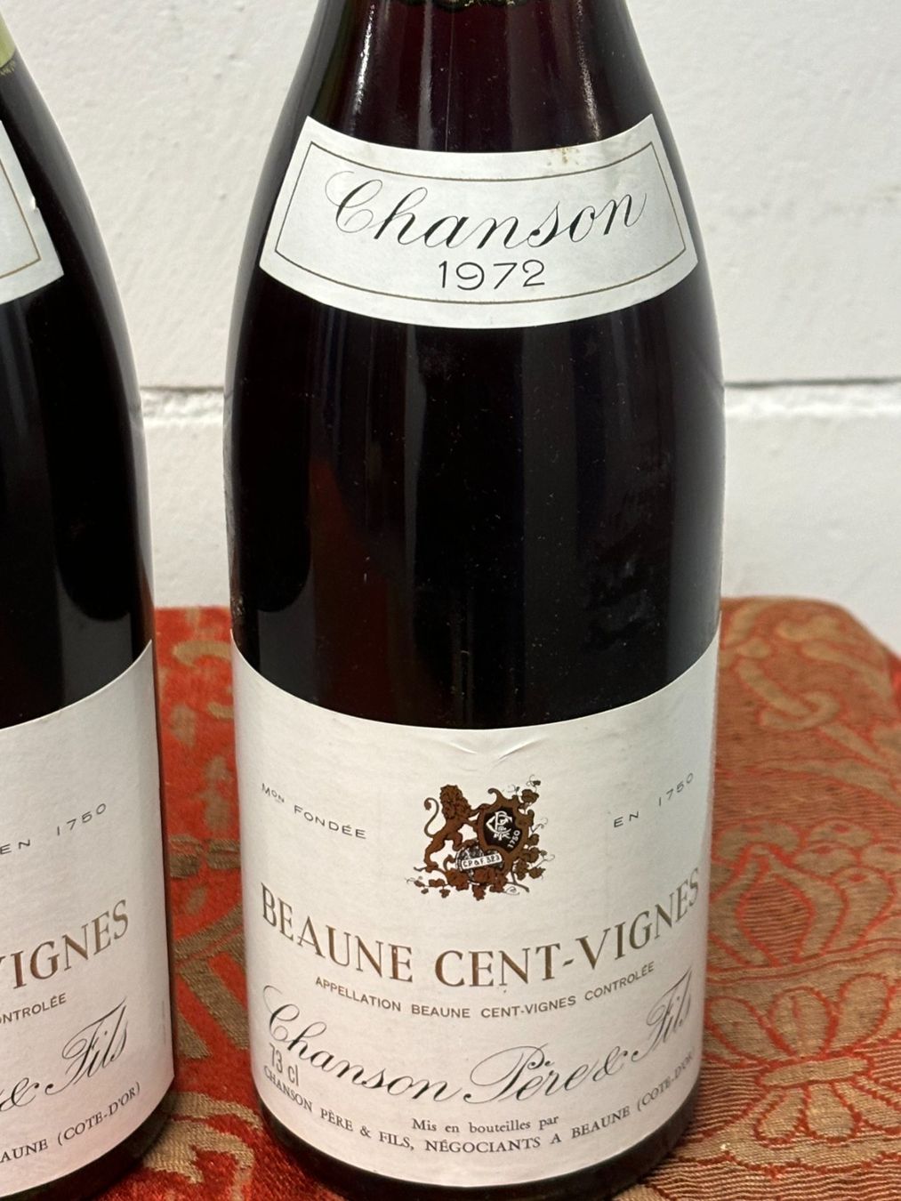 💚 💚 6 x 1972er Chanson Beaune Cent-Vignes 💚CH NACHLASS (Neu (gemäss ...