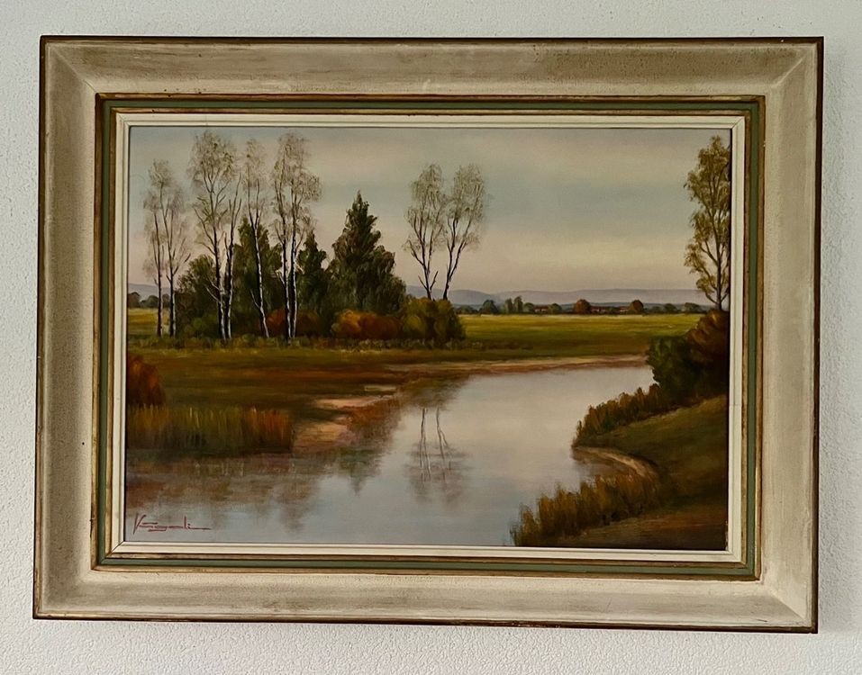 Landschaft Gemälde Signiert. (Gebraucht) in Rutschwil für CHF 125 – mit Lieferung auf Ricardo kaufen