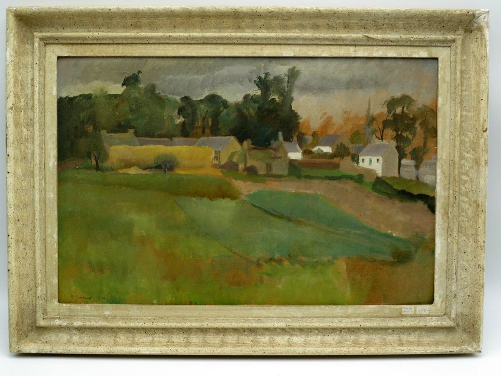 Nanette Genoud paysage huile Douarnenez Ölgemälde Ansicht | Kaufen auf Ricardo