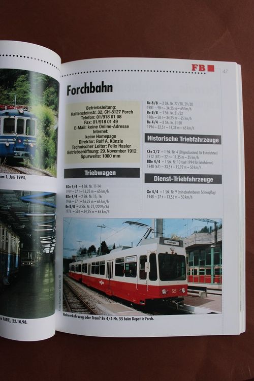 Handbuch Triebfahrzeuge Schweizer Bahnen (Gebraucht) in Wettswil für CHF 7 – mit Lieferung auf ...
