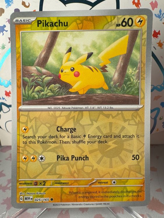 Pokemon 151 Pikachu Reverse Holo (Neu (gemäss Beschreibung)) in Thun ...