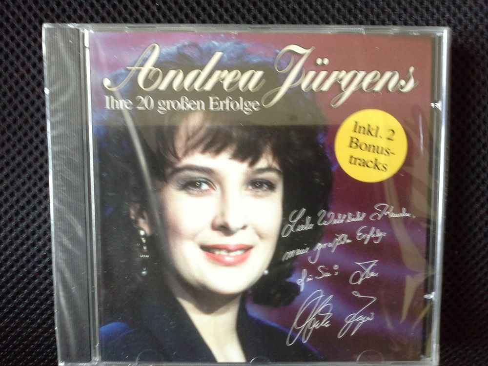 ANDREA JÜRGENS "IHRE 20 SCHÖNSTEN LIEDER " (Neu (gemäss Beschreibung ...