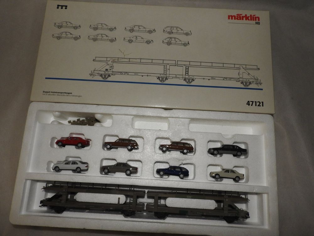Märklin 47121, DB Doppel-Autotransportwagen (Gebraucht) in Satigny für ...