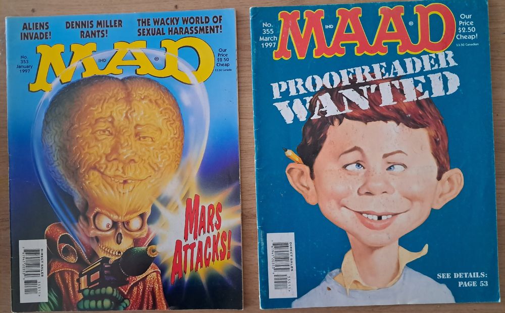 2 MAD Magazine Ausgaben, No. 311 & 355 | Kaufen auf Ricardo