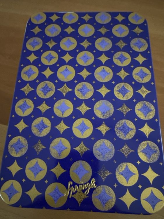 Sprüngli Dose, Blau/Gold Blechdose (Gebraucht) in Zürich für CHF 1 ...