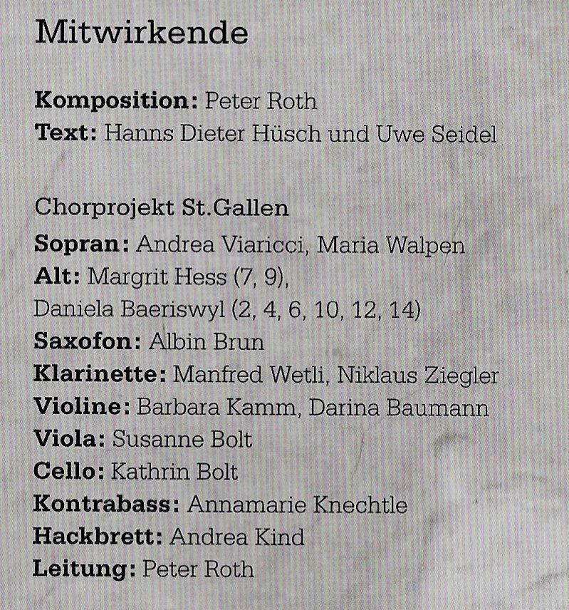 Peter Roth BEFREIE MICH VON DER MACHT DER HOHLKÖPFE CH CD (Gebraucht ...