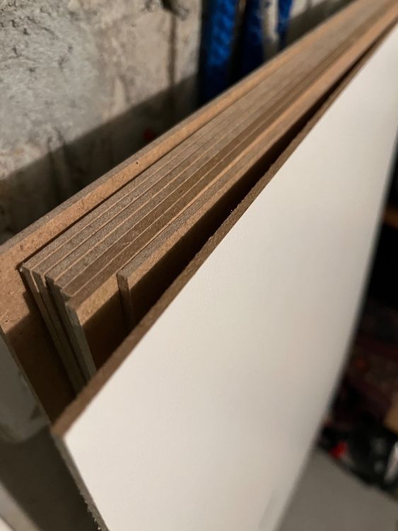 9 Stück MDF Platten weiss neu | Kaufen auf Ricardo
