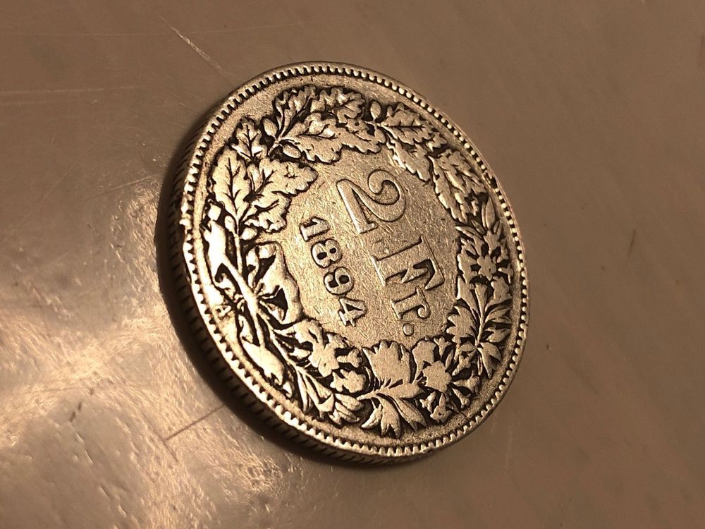 Schweiz 2 Franken 1894 Silber Rar | Kaufen auf Ricardo