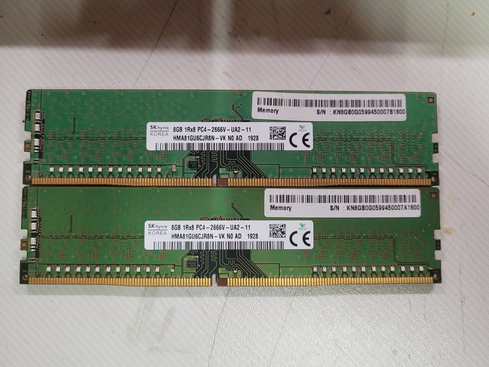 SK Hynix 16GB (2x8) DDR4 2666MHZ Ram (Gebraucht) in Unterengstringen ...