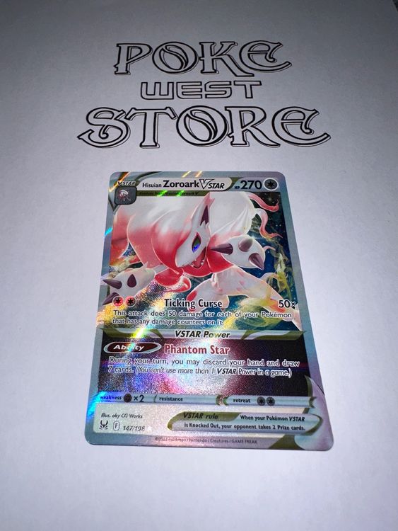 Hisuian Zoroark VSTAR 147/196 Lost Origin EN | Kaufen auf Ricardo