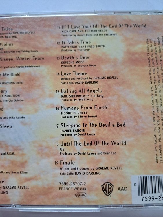 CD Music from Until the end of the world (Gebraucht) in Pully für CHF 5 ...