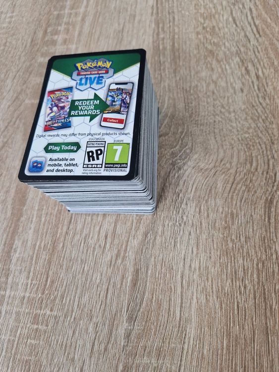 TCG Pokémon Online-Code-Karten Fusion Strike/Fusionsangriff (Neu ...