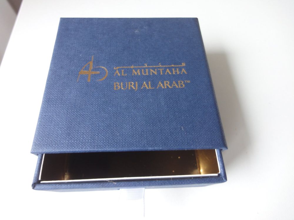 355.) Burj Al Arab, Dubai; (Geschenk) Box, blau | Kaufen auf Ricardo