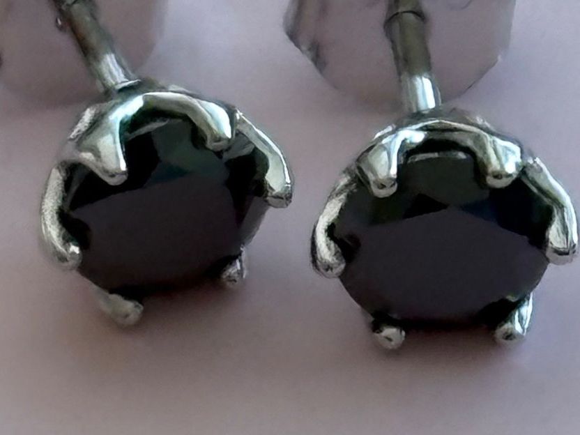 🖤Luxus Ohrstecker Zirkonia 2x 0,5 ct. sehr Brillant (Gebraucht) in Biel ...