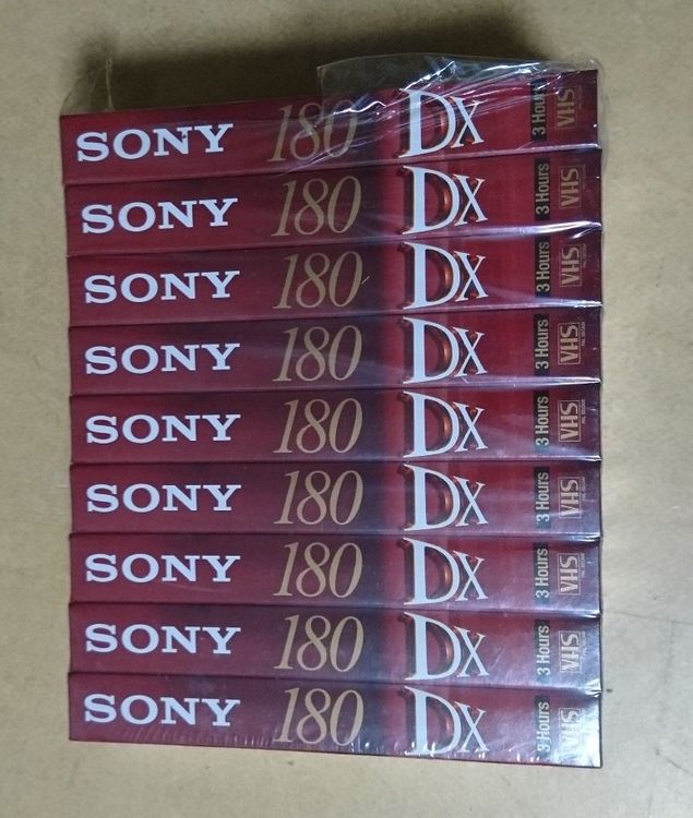 VHS Kassetten Sony 180 DX | Kaufen auf Ricardo