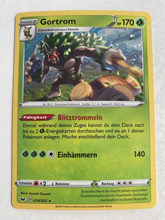 Pokemonkarte Gortrom Holo (Neu (gemäss Beschreibung)) in Stadel für CHF ...