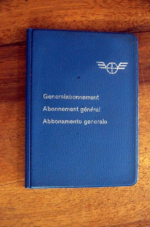 SBB Generalabonnement 2. Klasse, 1971 | Kaufen auf Ricardo