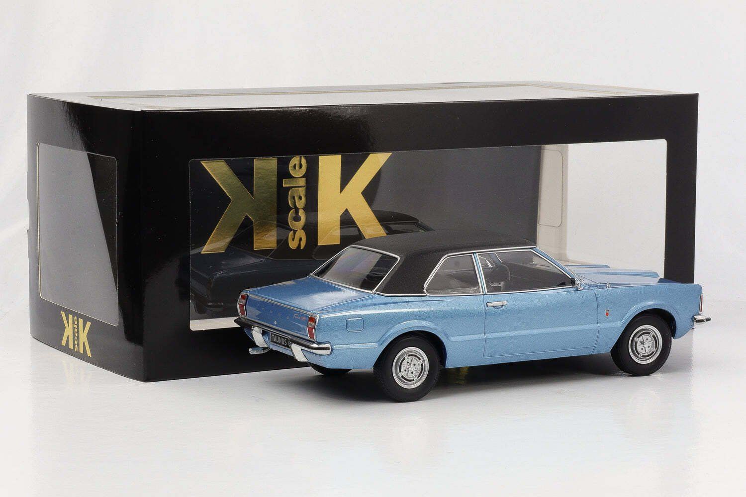 Ford Taunus GT Limousine 1971 blau Dach schwarz 1/18 NEU (Neu und ...