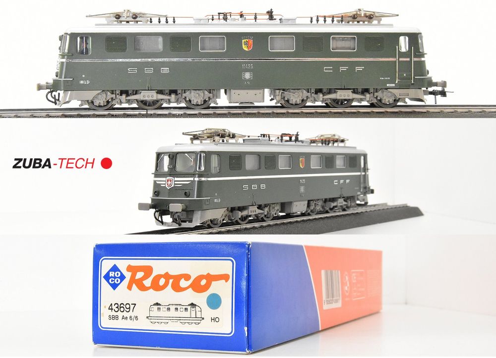 Roco 43697 E-Lok Ae 6/6 Genf SBB, H0 GS Analog mit OVP | Kaufen auf Ricardo
