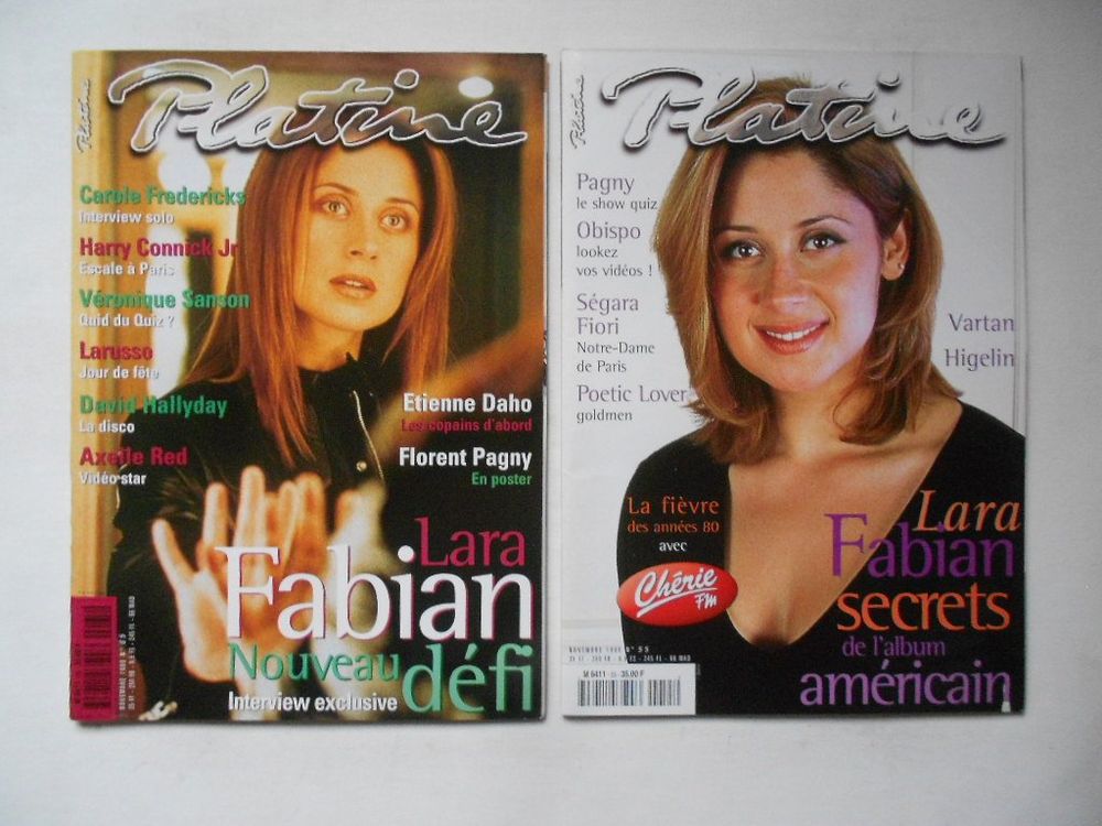 2 X LARA FABIAN - PLATINE MAGAZINE (Gebraucht) in Bex für CHF 4 – mit ...