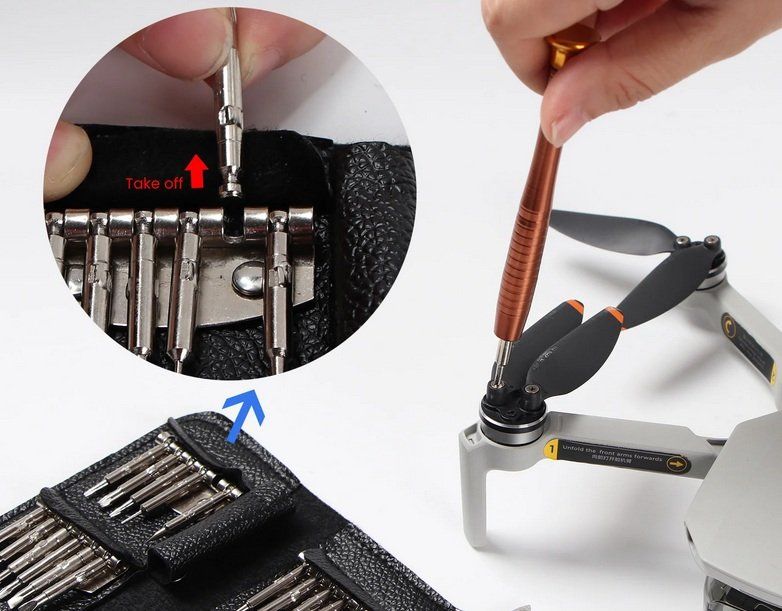 Reparatursatz für DJI Mavic Mini AIR Avata - Kit réparation (Neu und ...