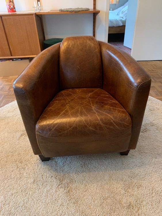 Rocket Chair braunes Leder #1 | Kaufen auf Ricardo