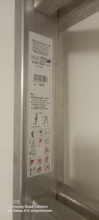 Leiter, Ausziehleiter Hymer, 2x6 | Kaufen auf Ricardo