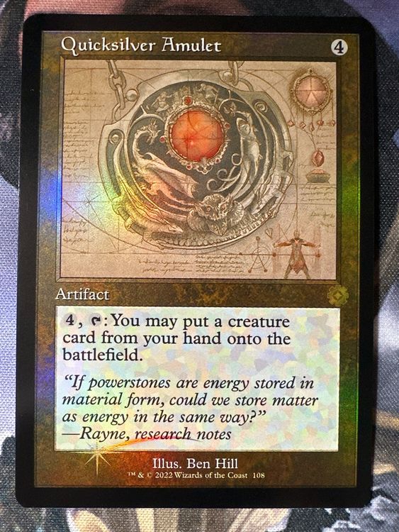 Quicksilver Amulet FOIL #108 Retro Frame Artifacts (Neu (gemäss ...