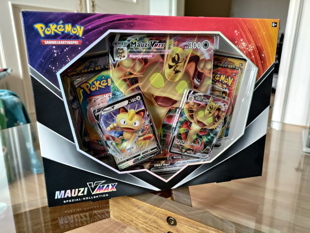 Pokemon Mauzi VMAX Spezial-Kollektion OVP (DE) (Neu und ...
