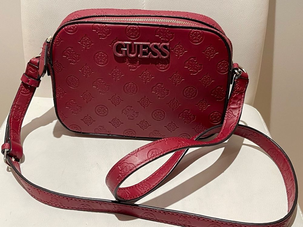 GUESS TASCHE UMHÄNGETASCHE ROT MEGA | Kaufen auf Ricardo
