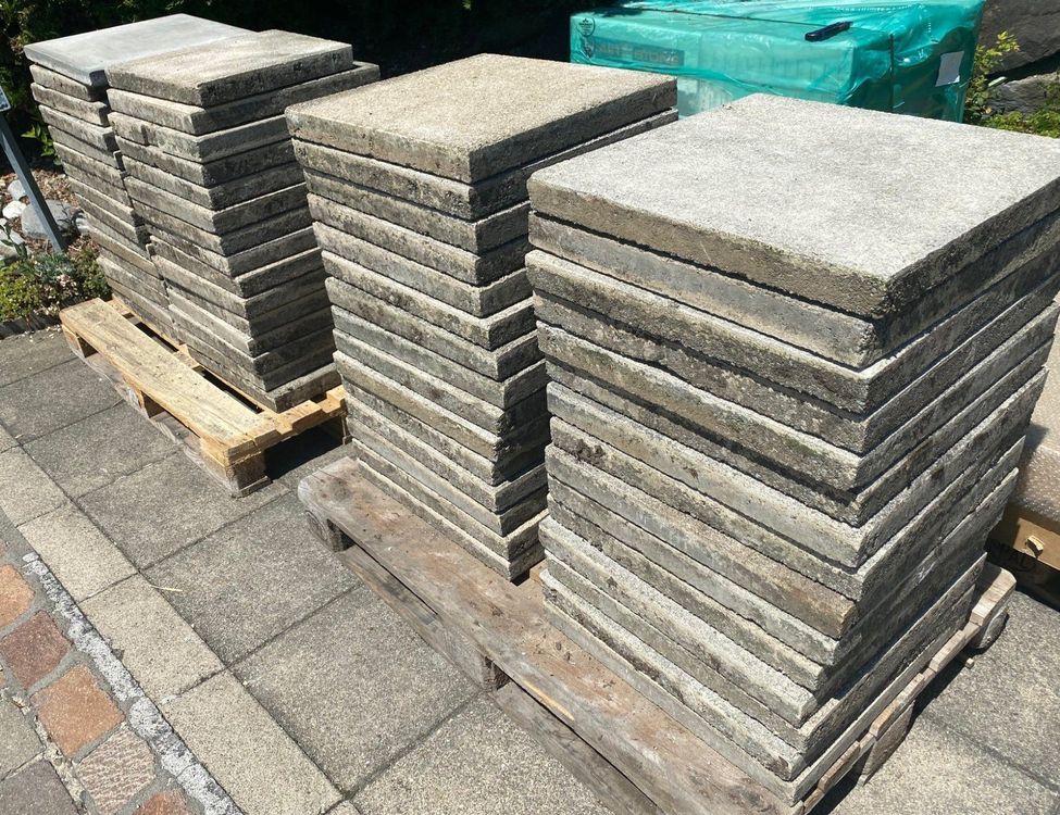 Gartenplatten 54 Stk. 50 x 50 x 5 cm | Kaufen auf Ricardo