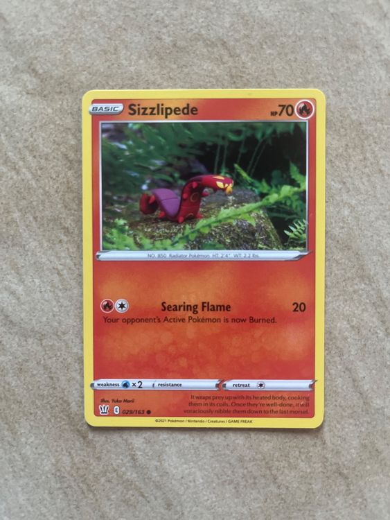 Carte Pokemon Sizzlipede - Battle Styles - EN (Gebraucht) in Vernayaz ...