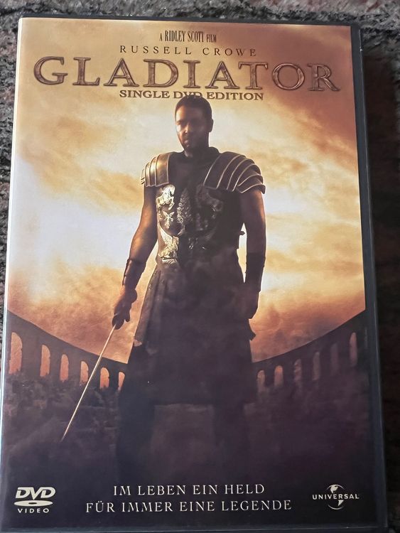 DVD - Gladiator - Ridley Scott, Russell Crowe, Top Zustand (Gebraucht ...