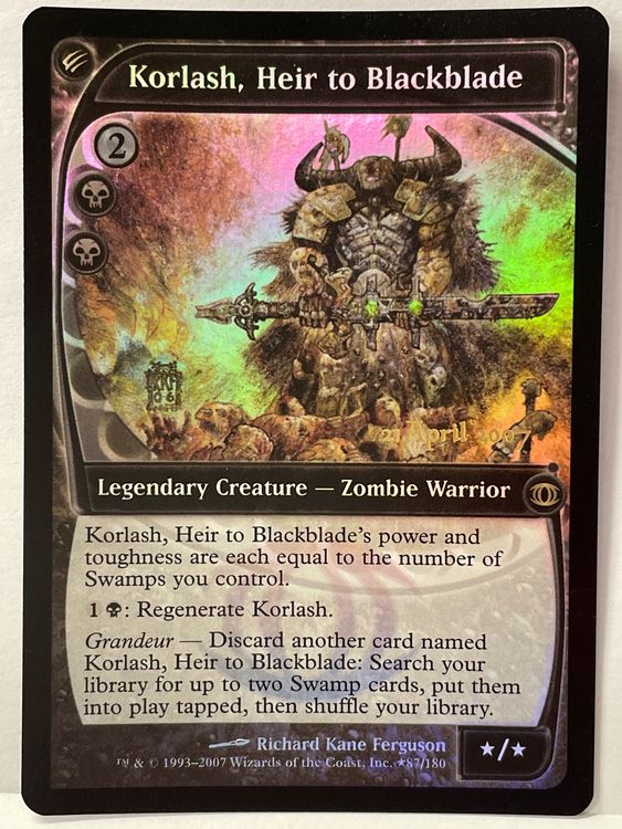 Magic The Gathering - Korlash, Heir to Blackblade (Gebraucht) in ...