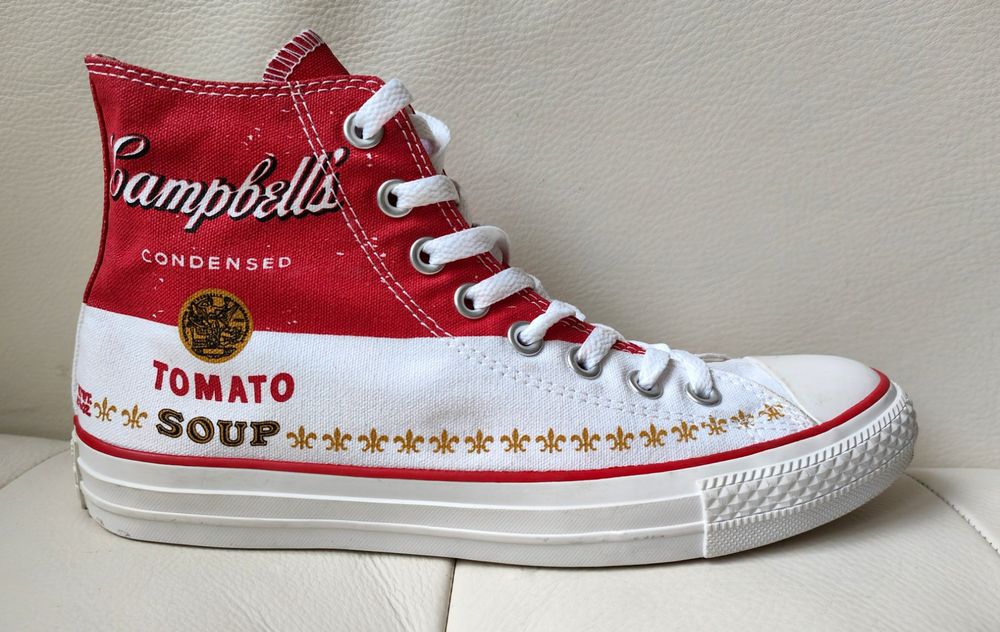 CONVERSE CHUCK TAILER / Andy Warhol tomato soup / Gr. 40 (Gebraucht) in ...