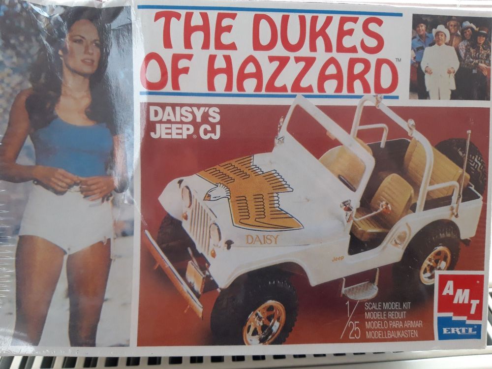 Jeep CJ-Daisy Duke 1:25 ERTL (Neu und originalverpackt) in Champagne ...