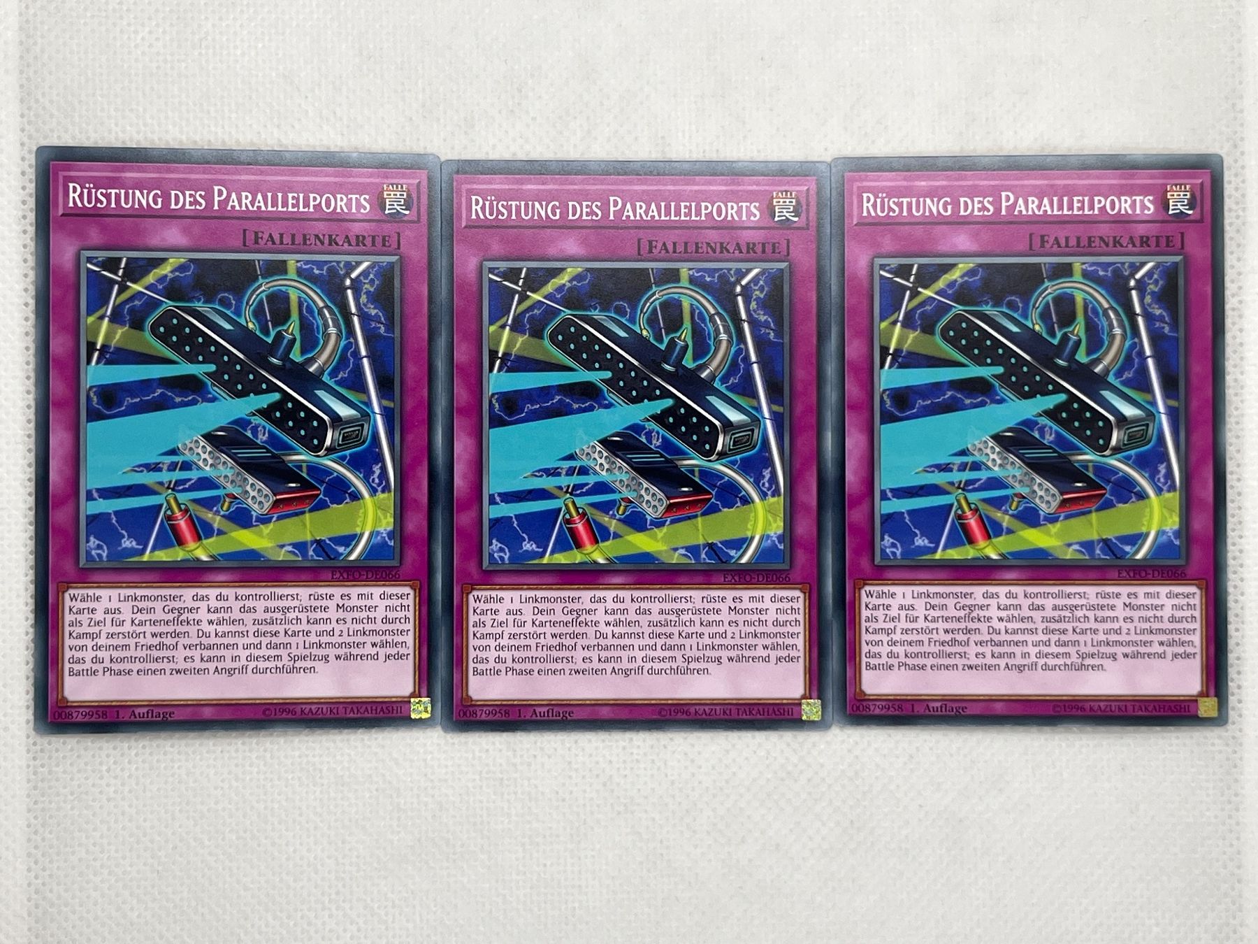 Yu-Gi-Oh! Rüstung des Parallelports - 3 Karten Set! (Gebraucht) in ...