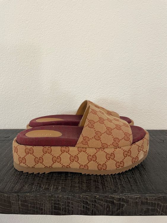 GUCCI Platform Slippers - Logo 36.5 / 37 | Kaufen auf Ricardo