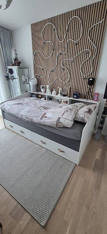 Lit enfant rangements, lattes, matelas et surmatelas (D'occasion) à ...