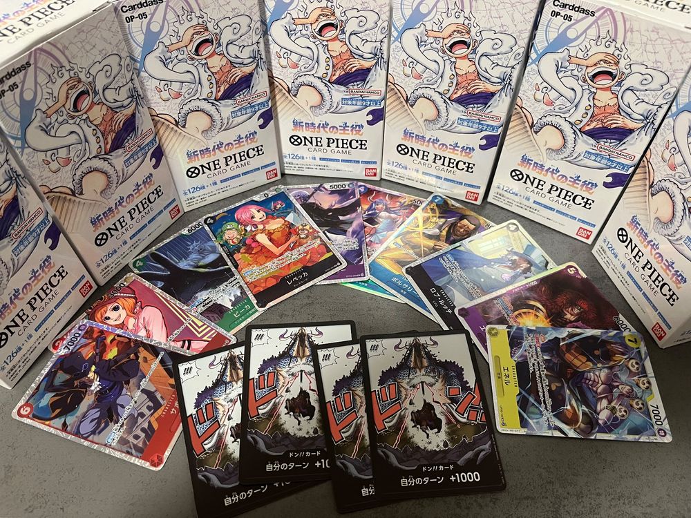 One Piece Card Game Bulk + Extra Cards (1000) OP05 JPN (Neu und ...