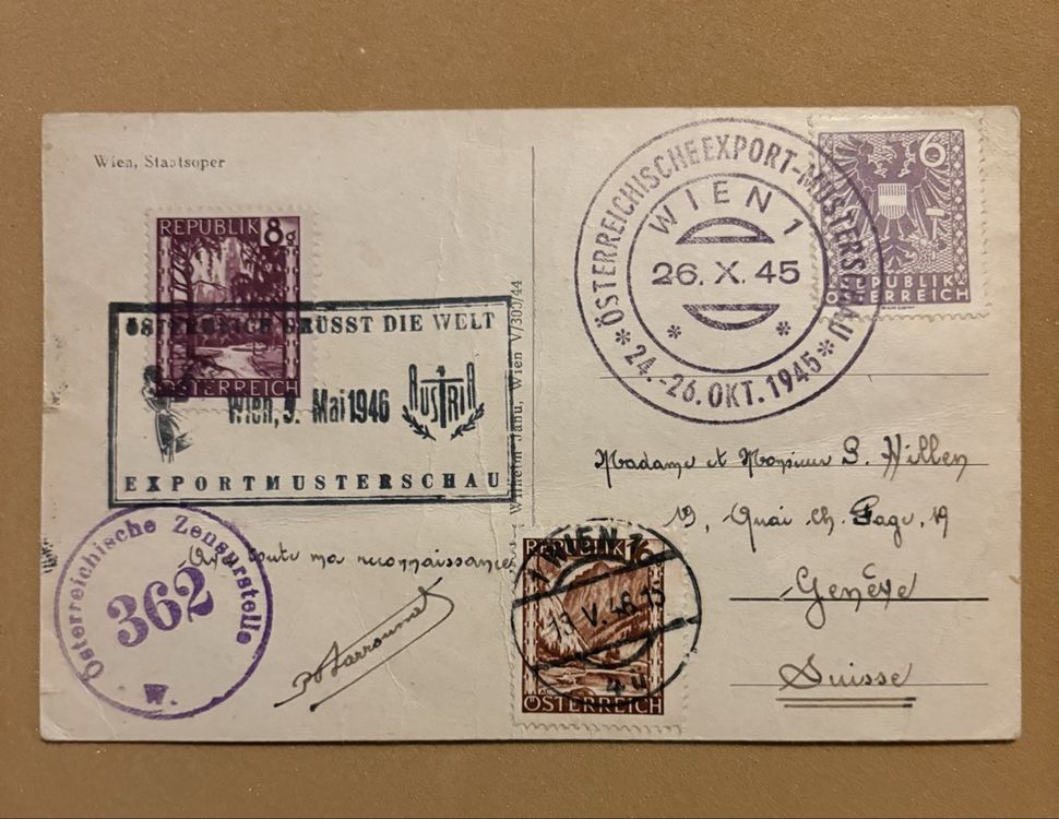 Carte Postale Ancienne Vienne Autriche Collection rare! (D'occasion) à Carouge GE pour CHF 6 ...