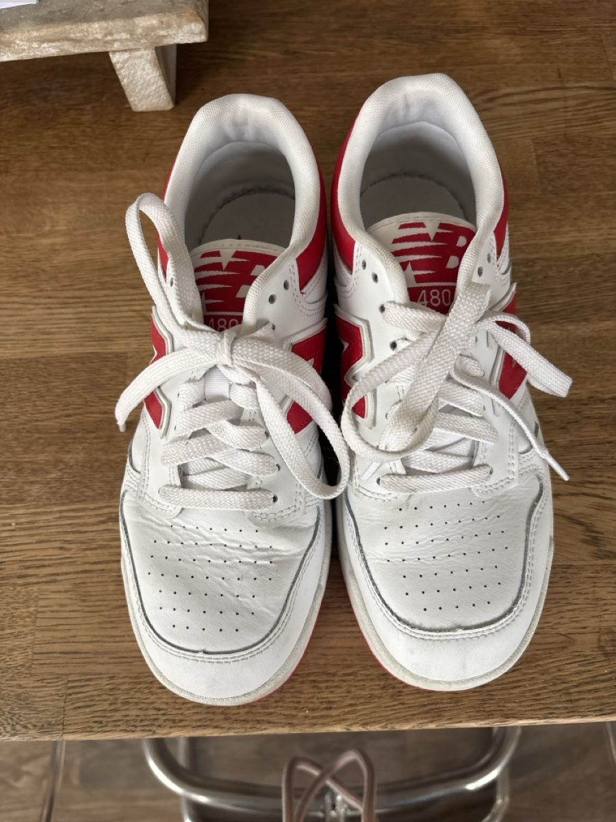 New Balance 480, Weiss/Rot, Grösse 39, Top Zustand! (Gebraucht) in ...