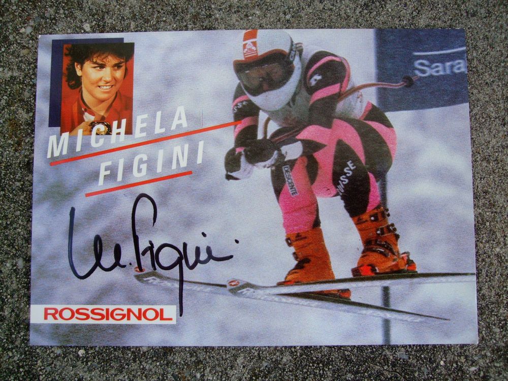 MICHELA FIGINI (CH) AUTOGRAMMKARTE | Kaufen auf Ricardo